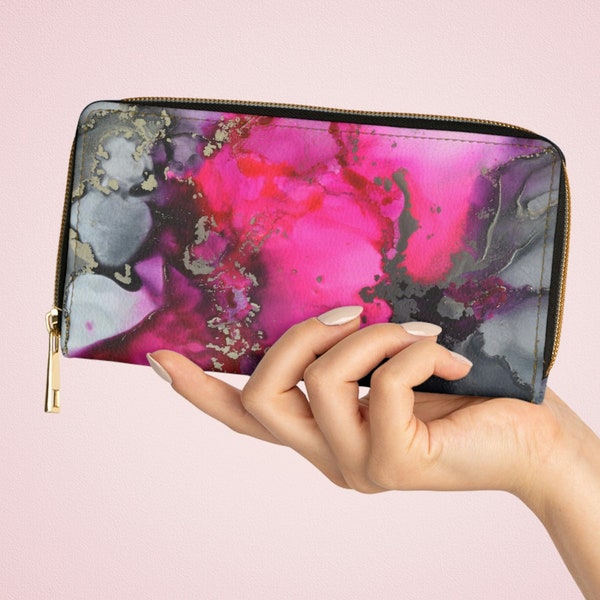 Hot Pink Wallet - Etsy