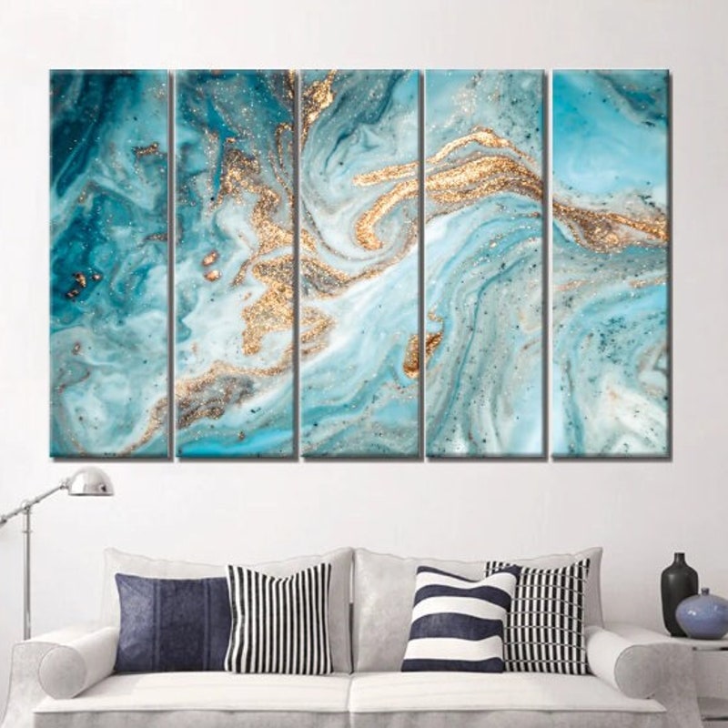 Turquoise Wall Decor - Etsy