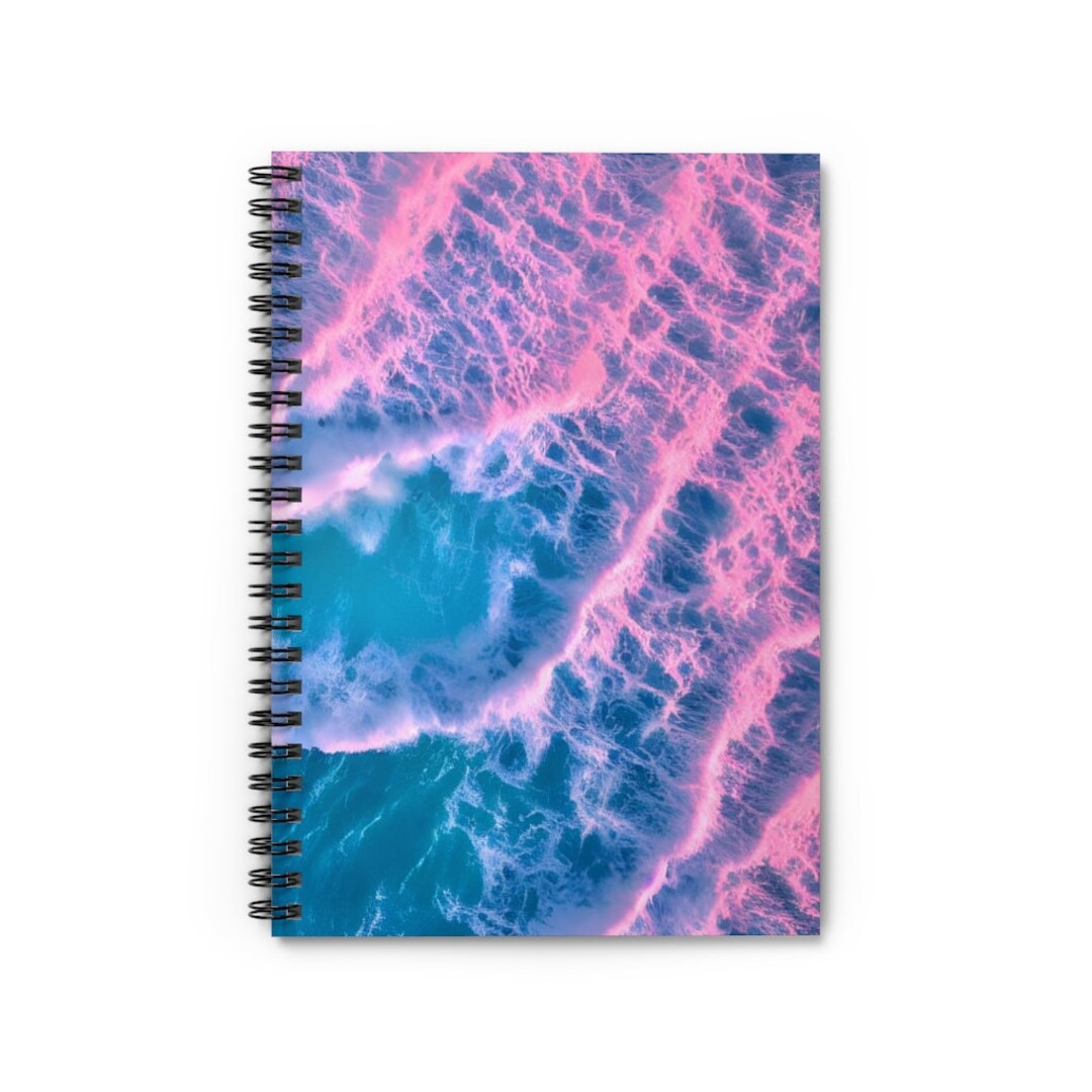 Spiral Notebook, Ocean Notebook, Beach Notebook, Coast Notebook, Sunset ...
