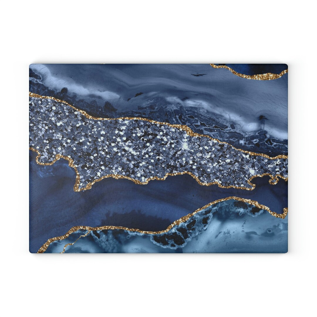 Blue Agate Cutting Board, Blue Cutting Board, Agate Cutting Board ...