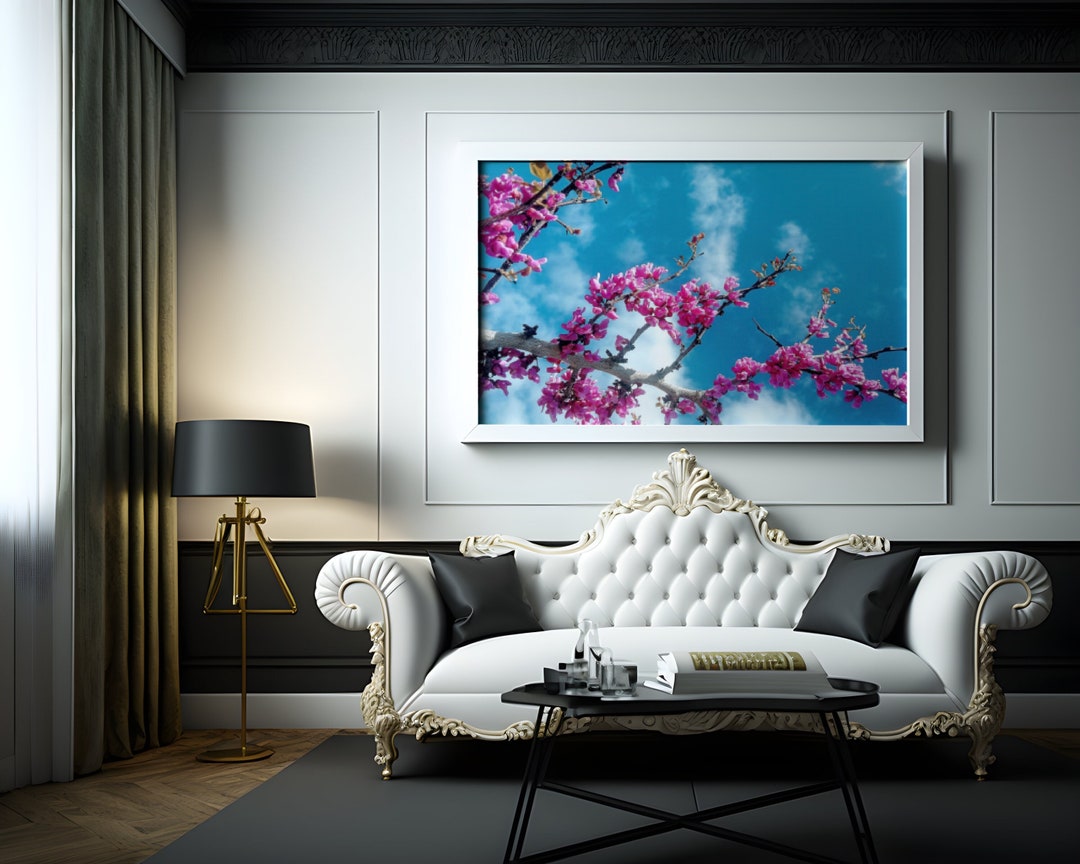 Original Art Cherry Blossom Canvas Prints, Blossoms Tree Branches ...