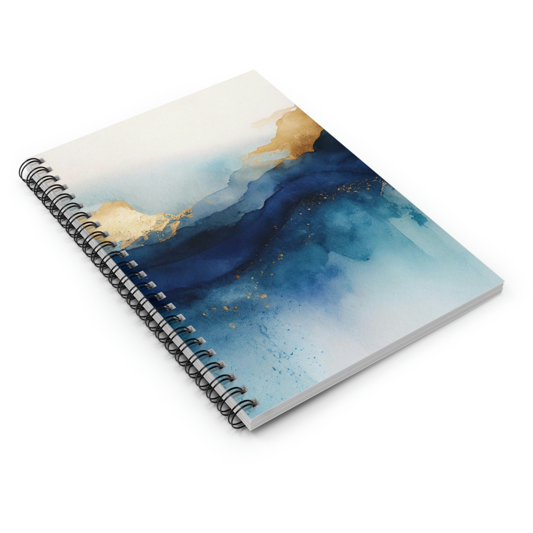 Prussian Blue Notebook Abstract Art Notebook Blue Notebook - Etsy