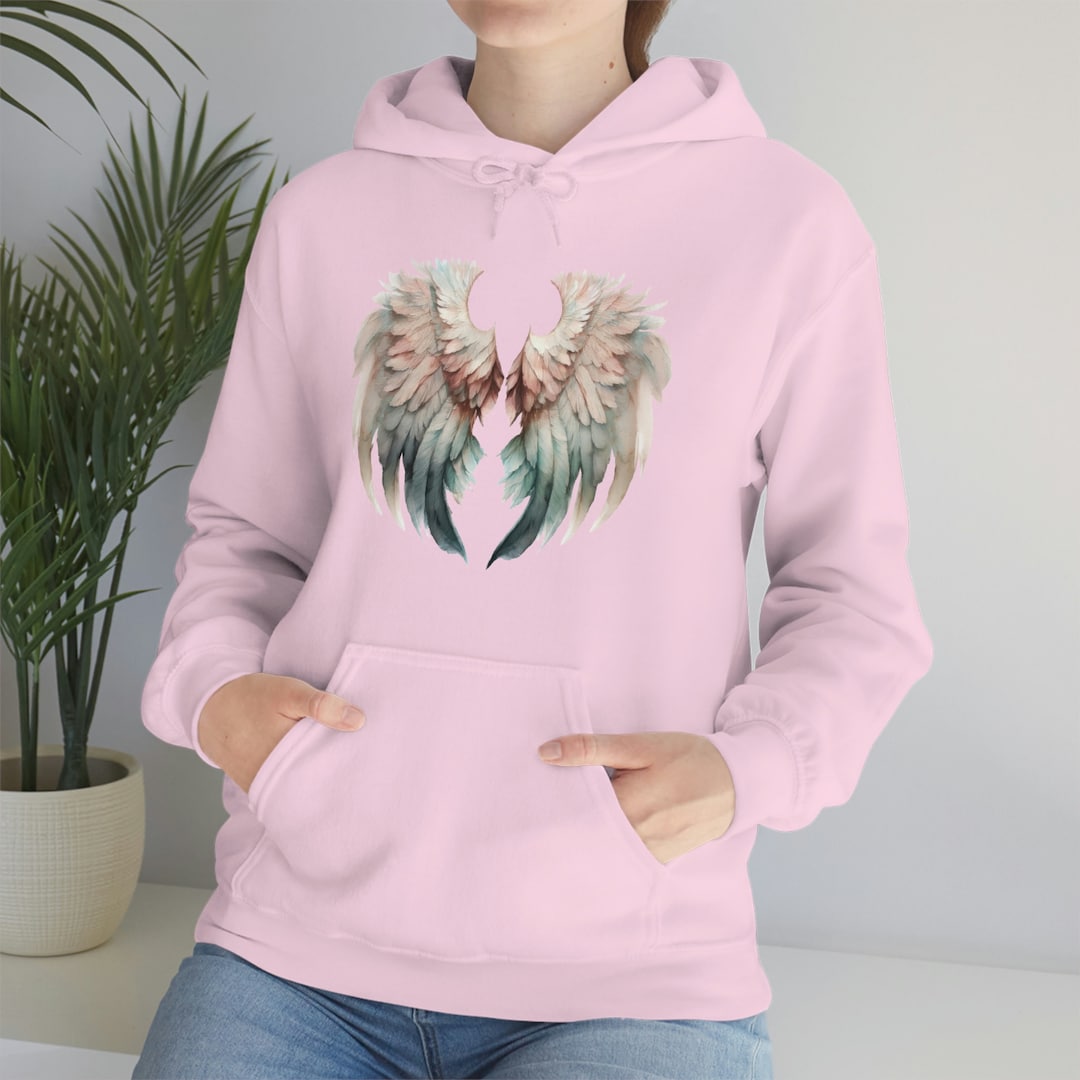 Angel Wings Hoodie, Angel Hoodie, Wings Hoodie, Spiritual Hoodie ...