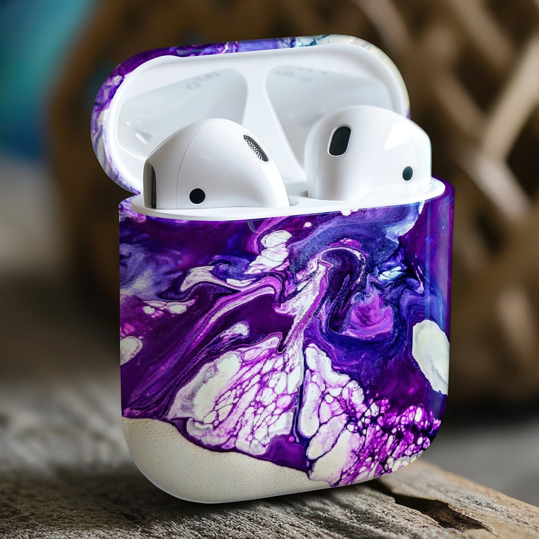 Purple Marble AirPod Case | Gen 1 2 3 Airpods Case | Pro Gen 1 2 Case ...