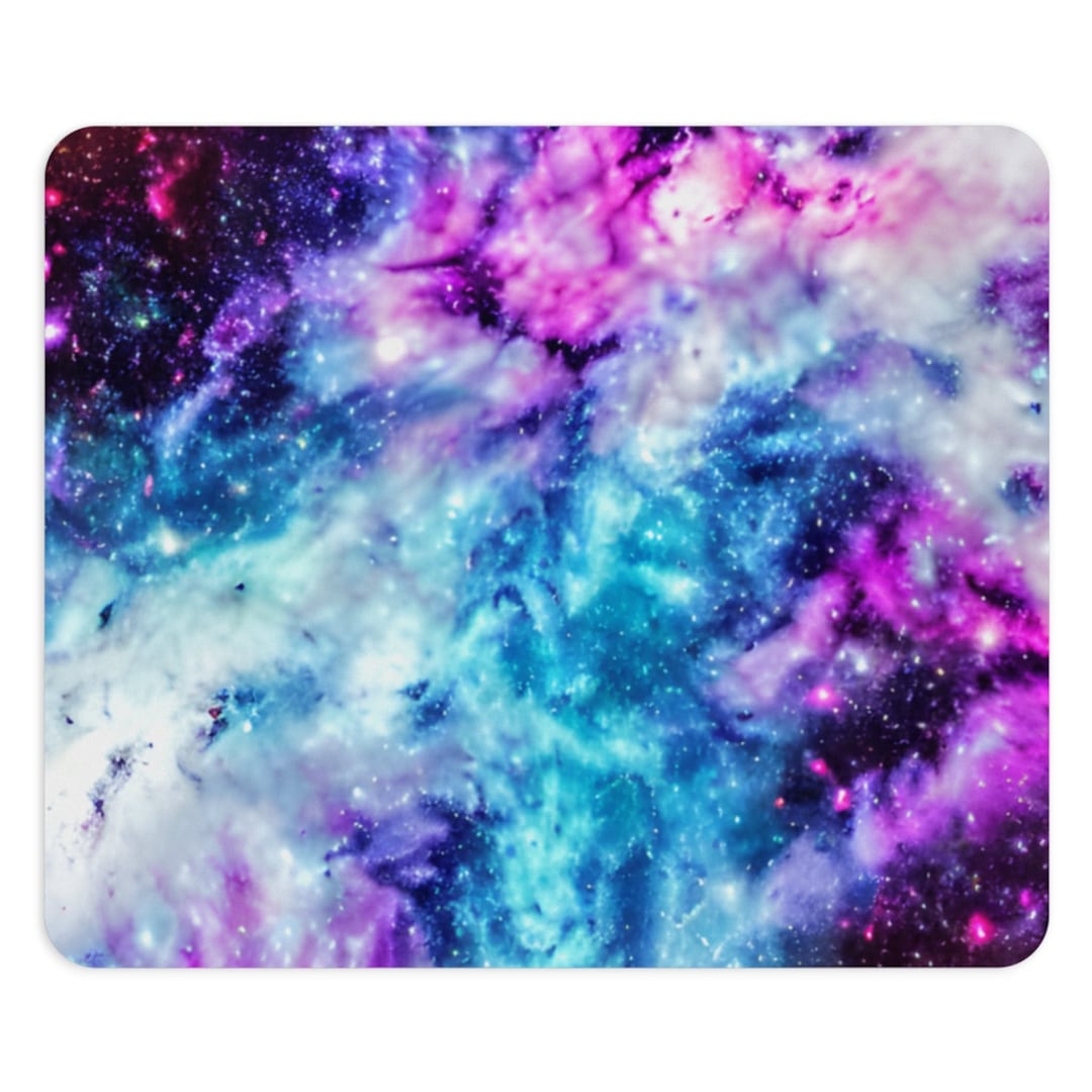 Mouse Pad, Galaxy Mouse Pad, Galaxy Mousepad, Turquoise Mouse Pad ...