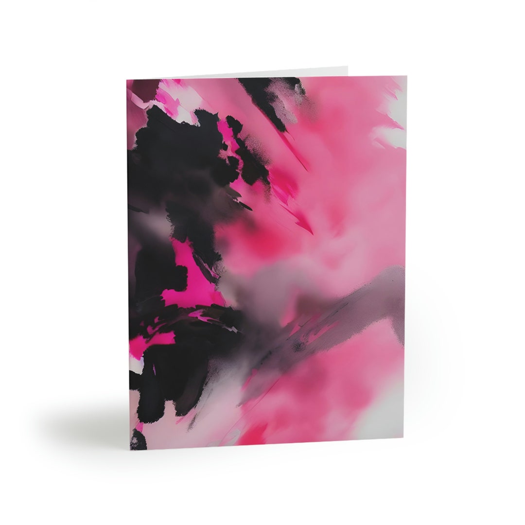 Hot Pink Note Cards, Hot Pink Notecards, Hot Pink Greeting Cards ...