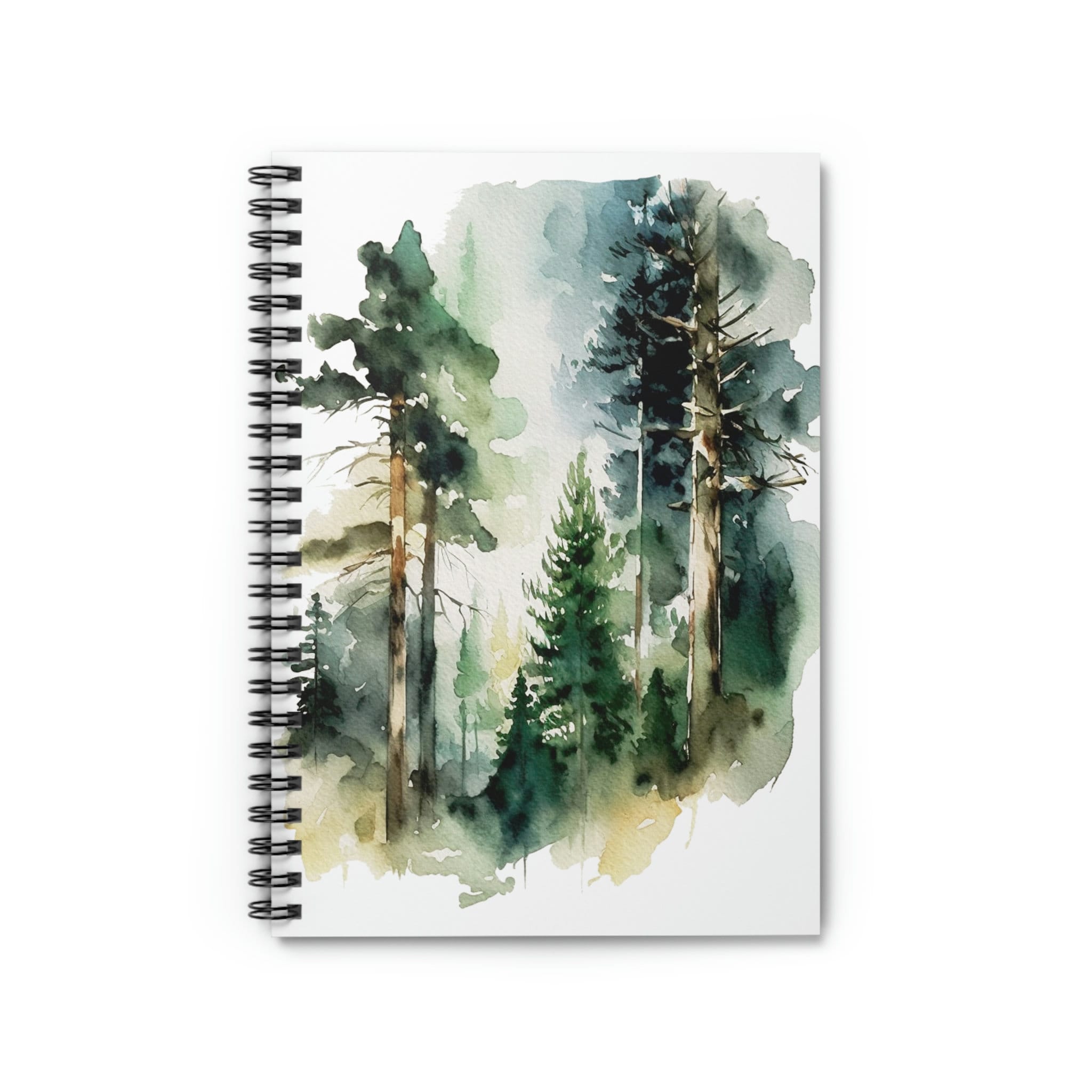 Forest Notebook, Trees Notebook, Pine Notebook, Nature Notebook, Green ...