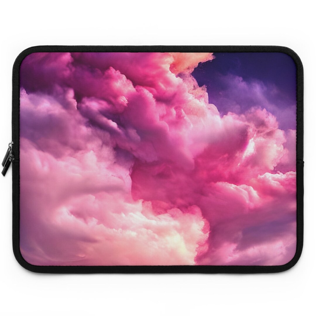 Pink Clouds Laptop Sleeve, Pink Clouds Laptop, Clouds Laptop Sleeve ...