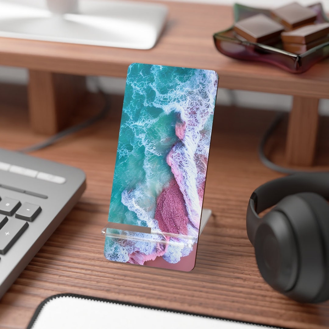 Ocean Phone Stand, Ocean Phone Holder, Sunset Phone Stand, Phone Stand ...