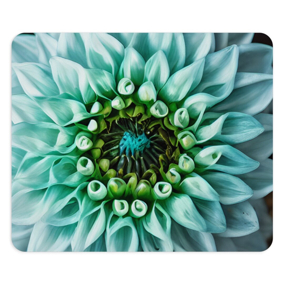 Mouse Pad, Dahlia Mousepad, Dahlia Mouse Pad, Mint Mouse Pad, Mint ...