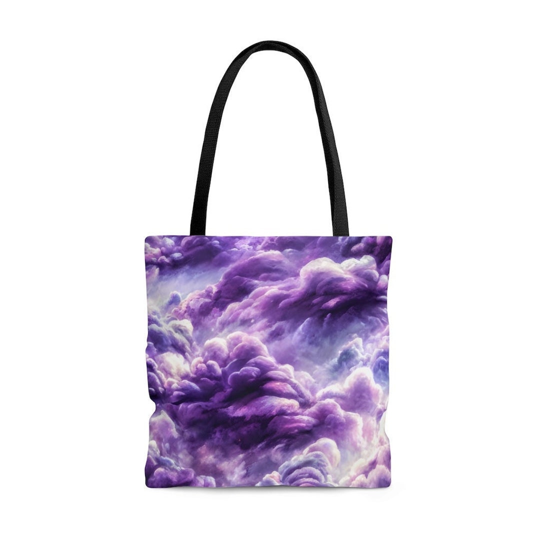 Purple Clouds Tote Bag, Purple Clouds Tote, Clouds Tote Bag, Clouds ...