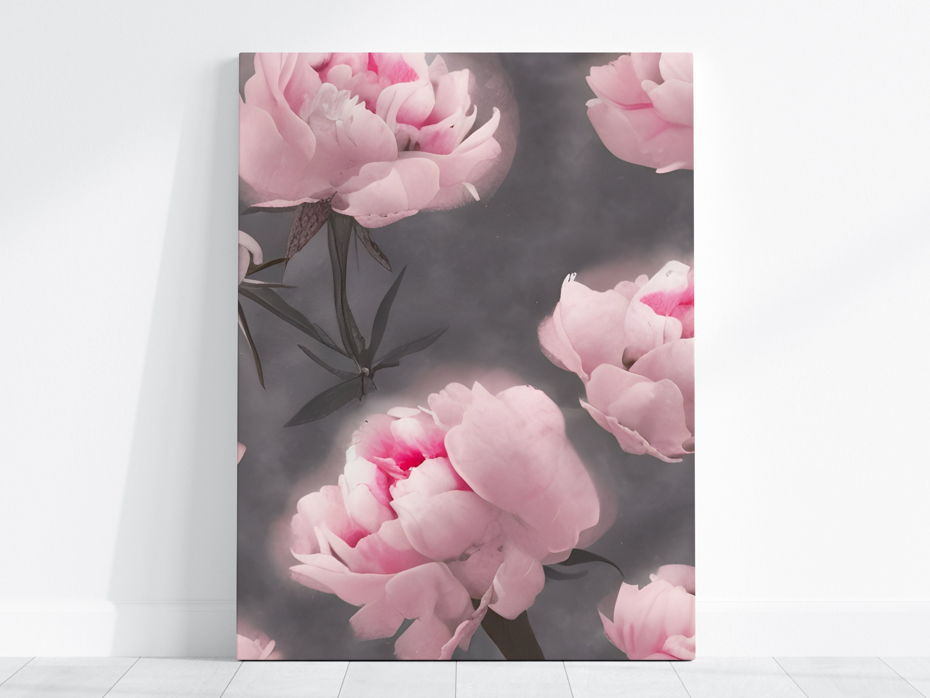 Pink Floral Wall Art Set of 3 Botanical Prints Home Decor - Etsy