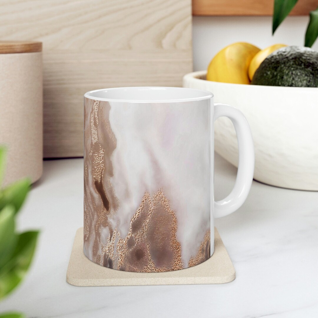 Neutral Art Mug, Neutral Mug, Taupe Mug, Tan Mug, Brown Mug, Neutral ...