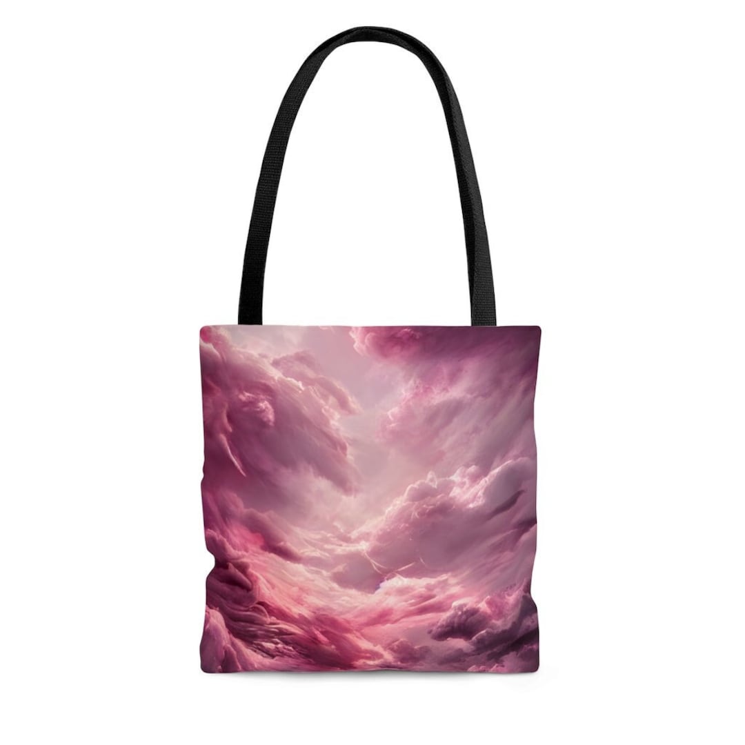 Pink Clouds Tote Bag, Pink Clouds Tote, Clouds Tote Bag, Clouds Tote ...