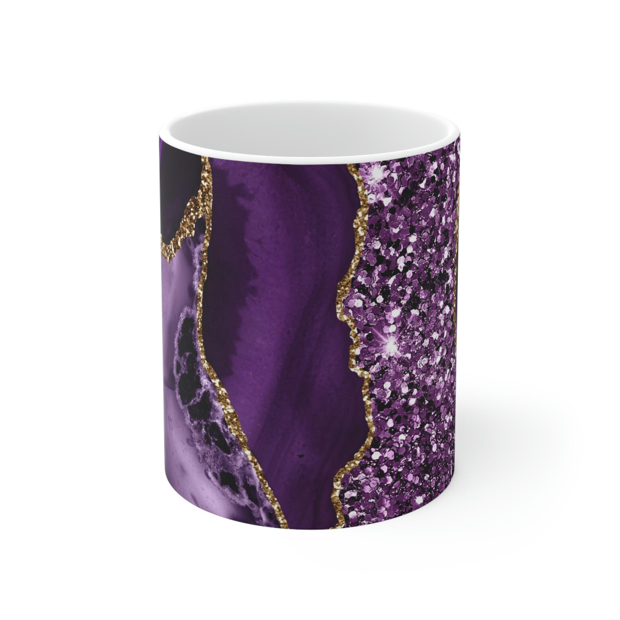 Purple Agate Mug Purple Coffee Mug Purple Mug Purple Lover - Etsy