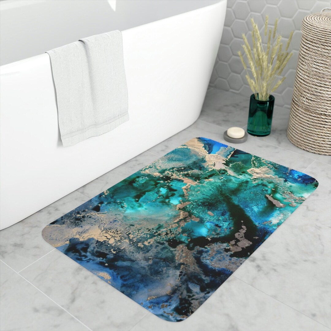 Teal bath rugs store