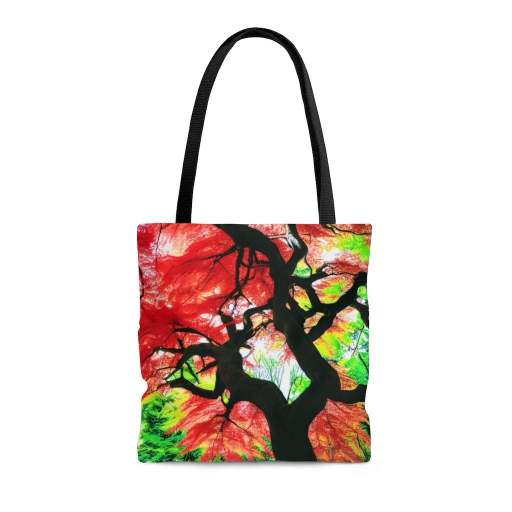 Tote Bag Tote Japanese Maple Tote Maple Tote Bag Tree Tote - Etsy