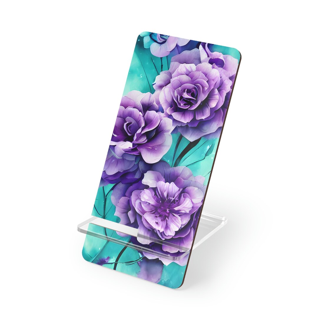 Flower Phone Stand, Flower Phone Holder, Floral Phone Stand, Floral ...