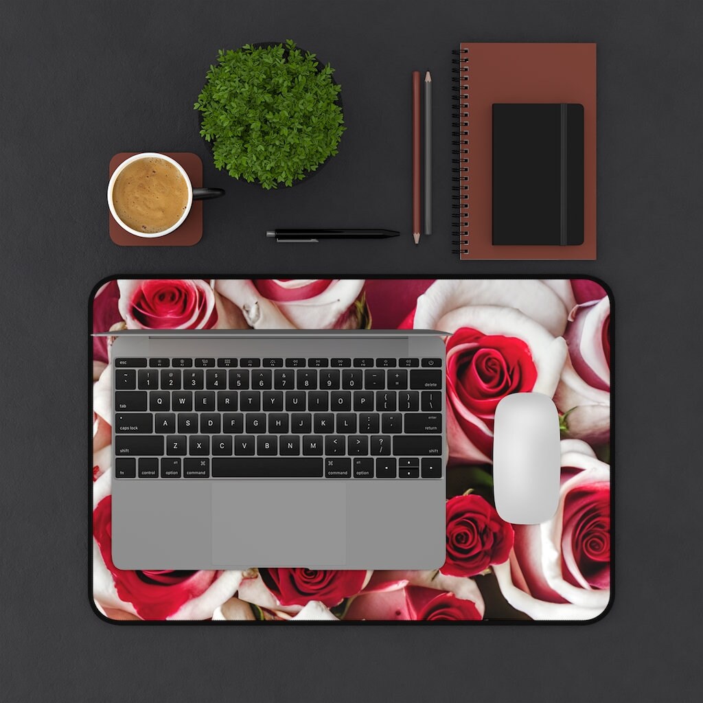 Fire and Ice Roses Desk Mat Fire Ice Desk Mat Roses Desk - Etsy