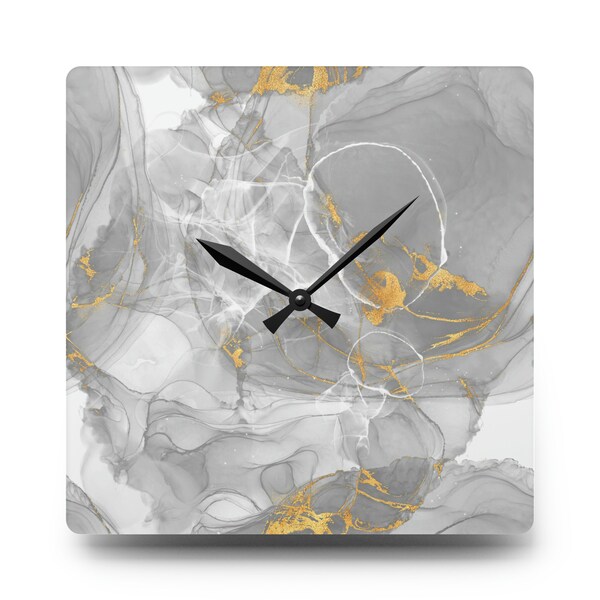 Abstract Wall Clock - Etsy