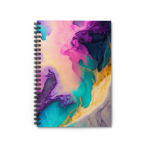Marble Notebook - Etsy