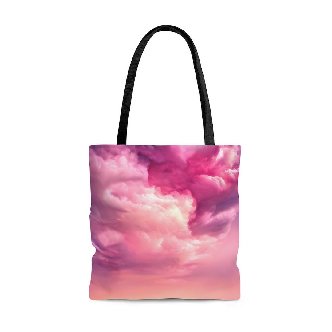 Pink Clouds Tote Bag, Pink Clouds Tote, Clouds Tote Bag, Clouds Tote ...