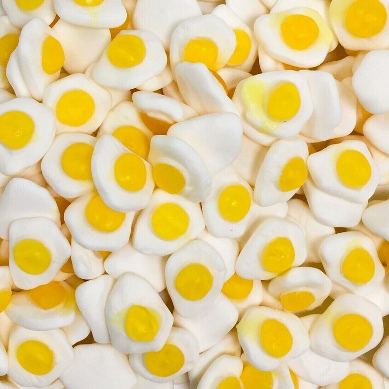 Haribo Fried Eggs Sweets Retro Jelly Gummy Egg Wedding Party - Etsy