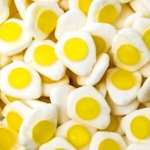 Haribo Fried Eggs Sweets Retro Jelly Gummy Egg Wedding Party Treat Pick ...