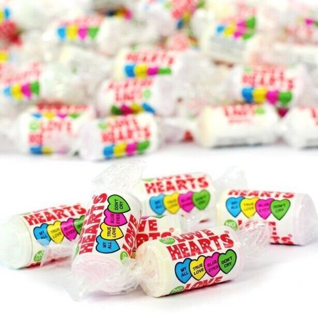 Swizzels Mini Love Heart Sweets Wedding Favours Retro Party Bag ...