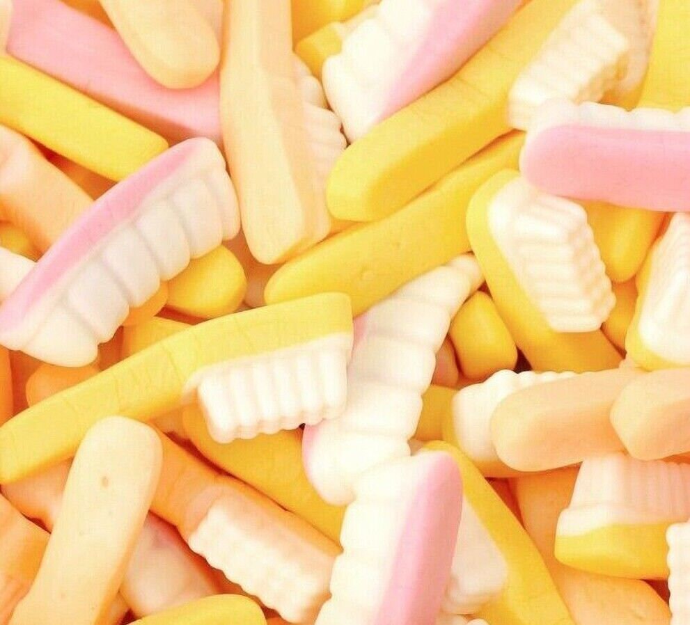 Giant Teeth and Toothbrushes Swizzels Fruit Fun Gums Pick N - Etsy