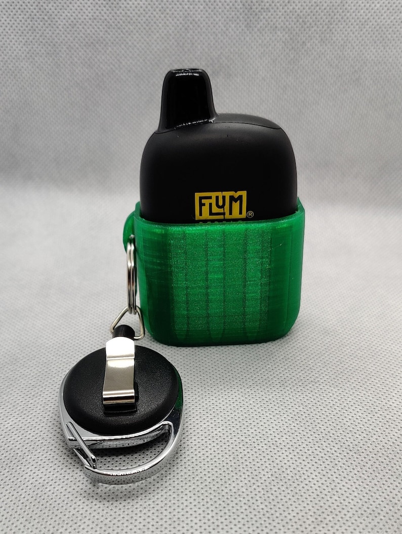 Flum Pebble Vape Holder | 3D Printed | Keychain | TPU Flexible Filament ...