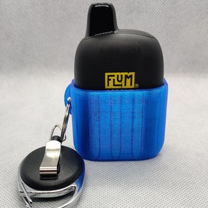 Flum Pebble Vape Holder | 3D Printed | Keychain | TPU Flexible Filament ...