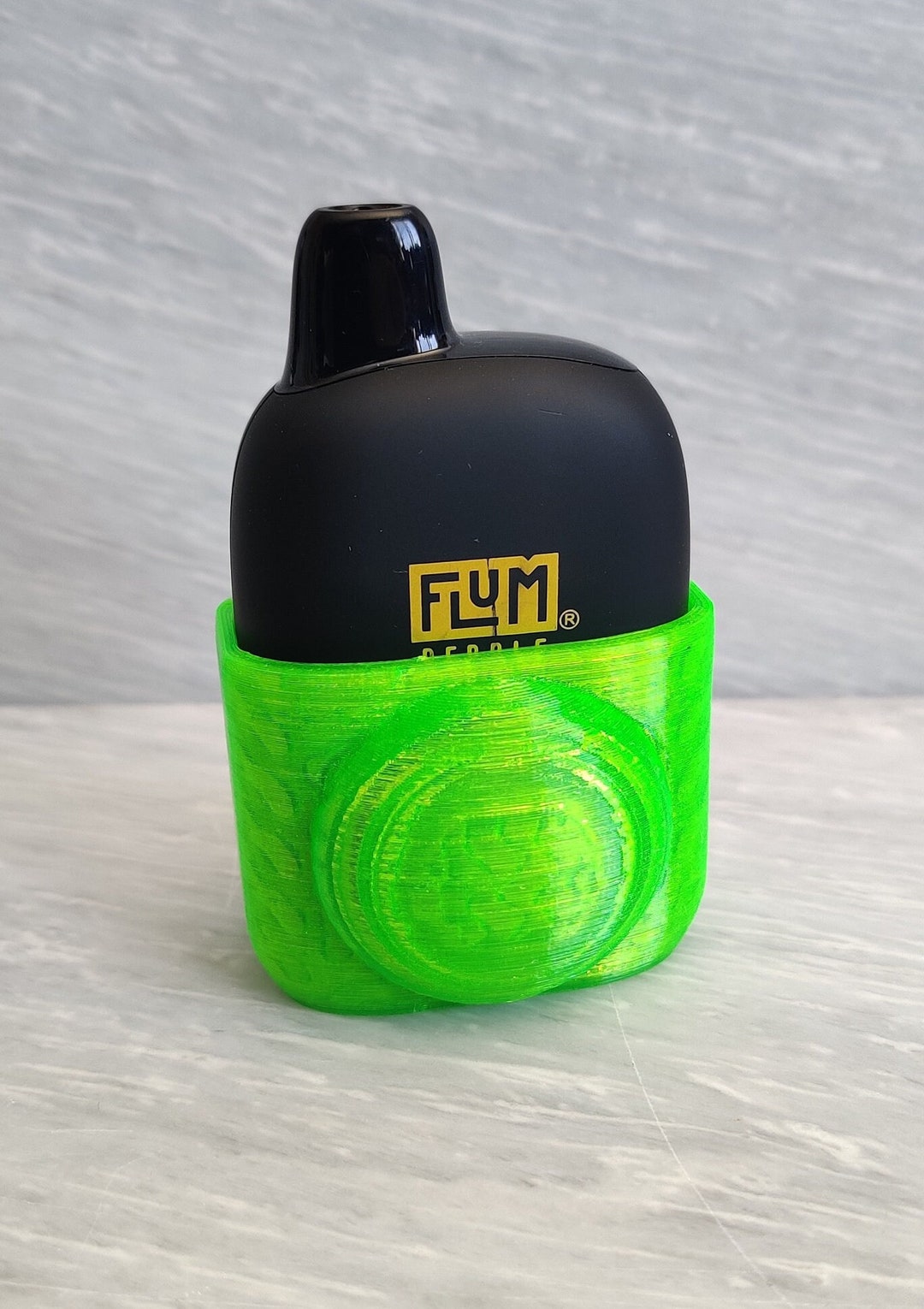 Flum Pebble Vape Air Tag Holder | 3D Printed | Air Tag | TPU Flexible ...