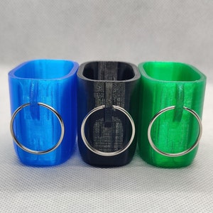 Flum Pebble Vape Holder | 3D Printed | Keychain | TPU Flexible Filament ...