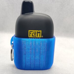 Flum Pebble Vape Holder | 3D Printed | Keychain | TPU Flexible Filament ...