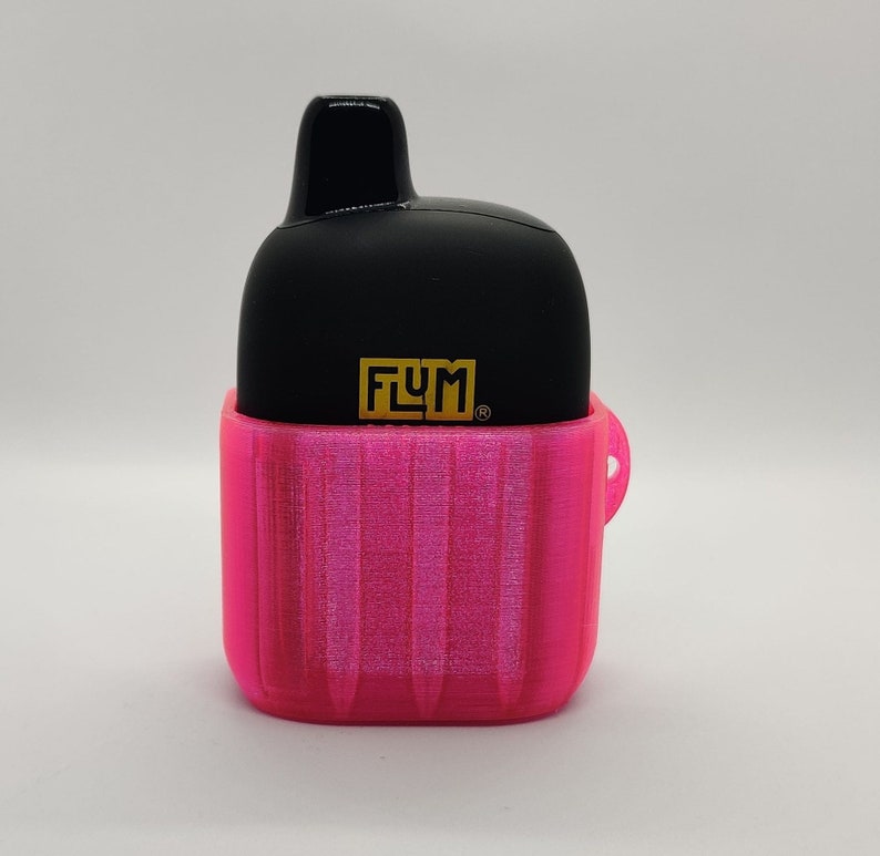 Flum Pebble Vape Holder | 3D Printed | Keychain | TPU Flexible Filament ...