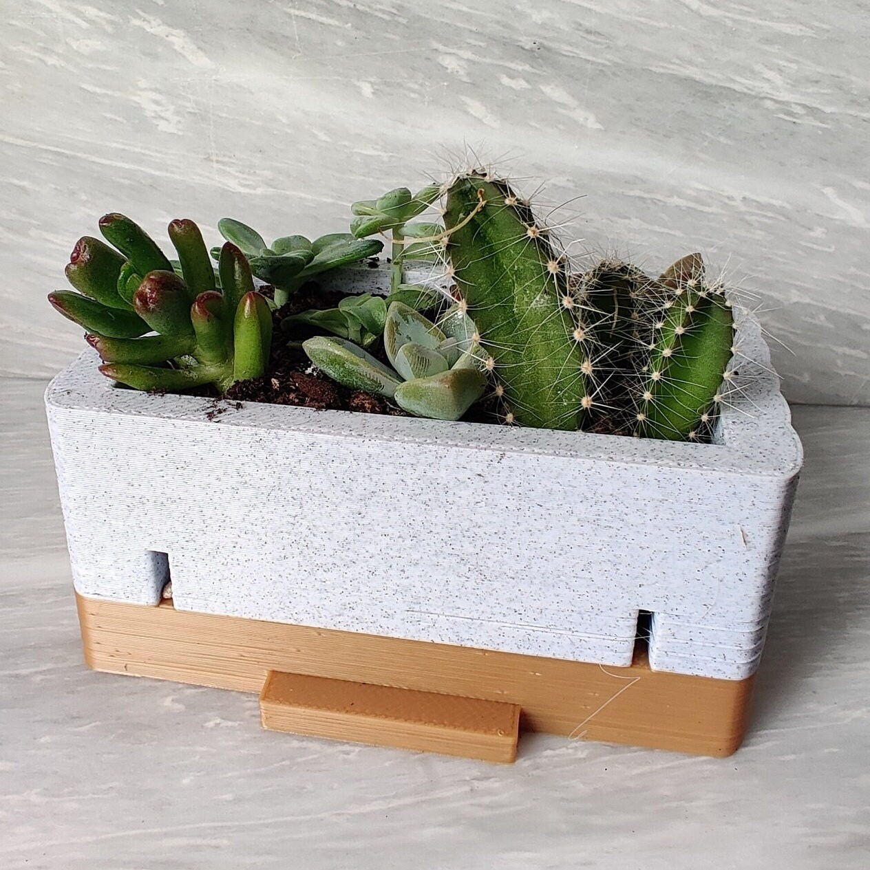Pillar Window Pot | 3D Printed | Plant Pot | Planter - Etsy