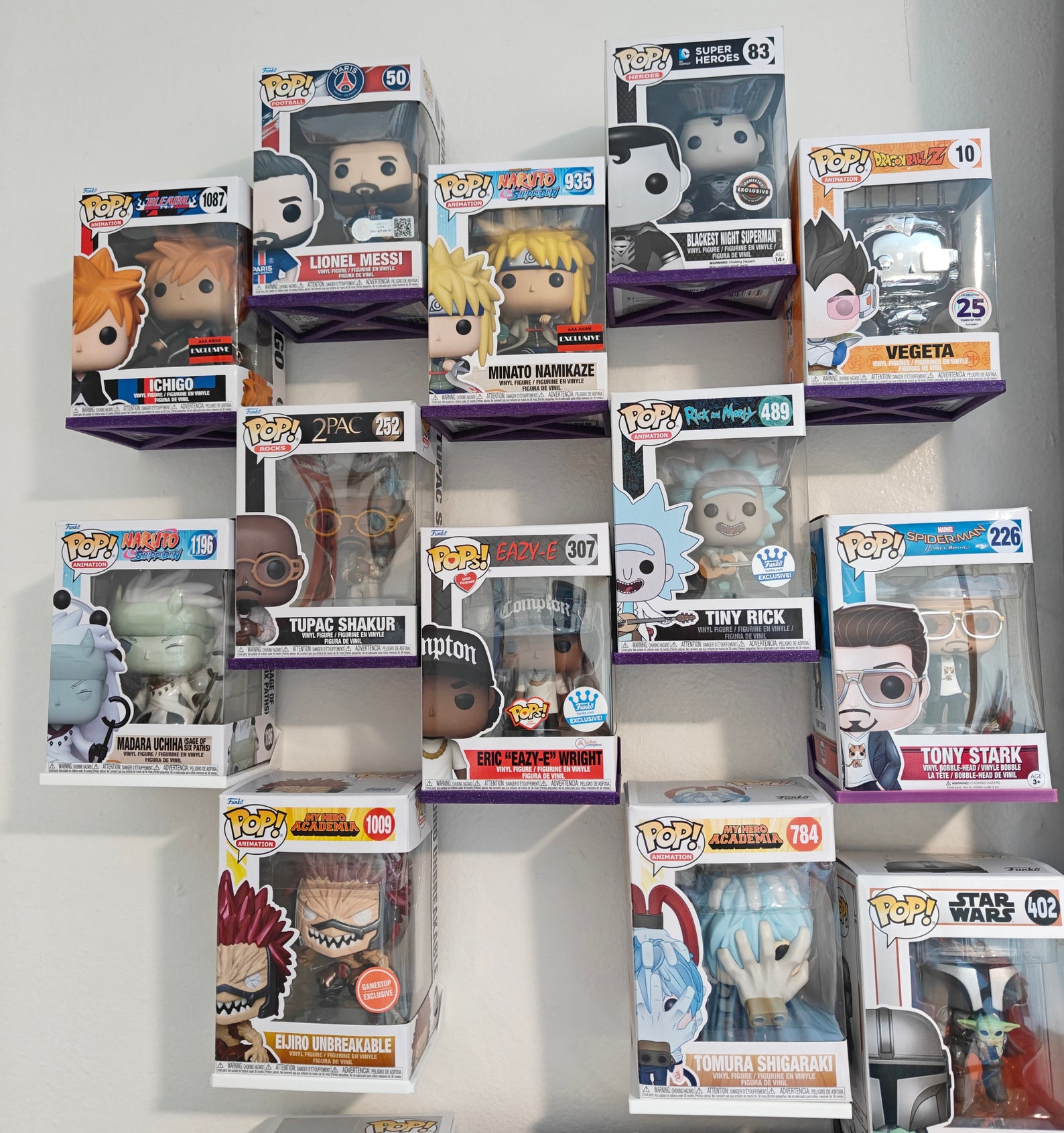 Funko Pop Wall Shelves | 3D Printed | PLA | Display Shelves - Etsy