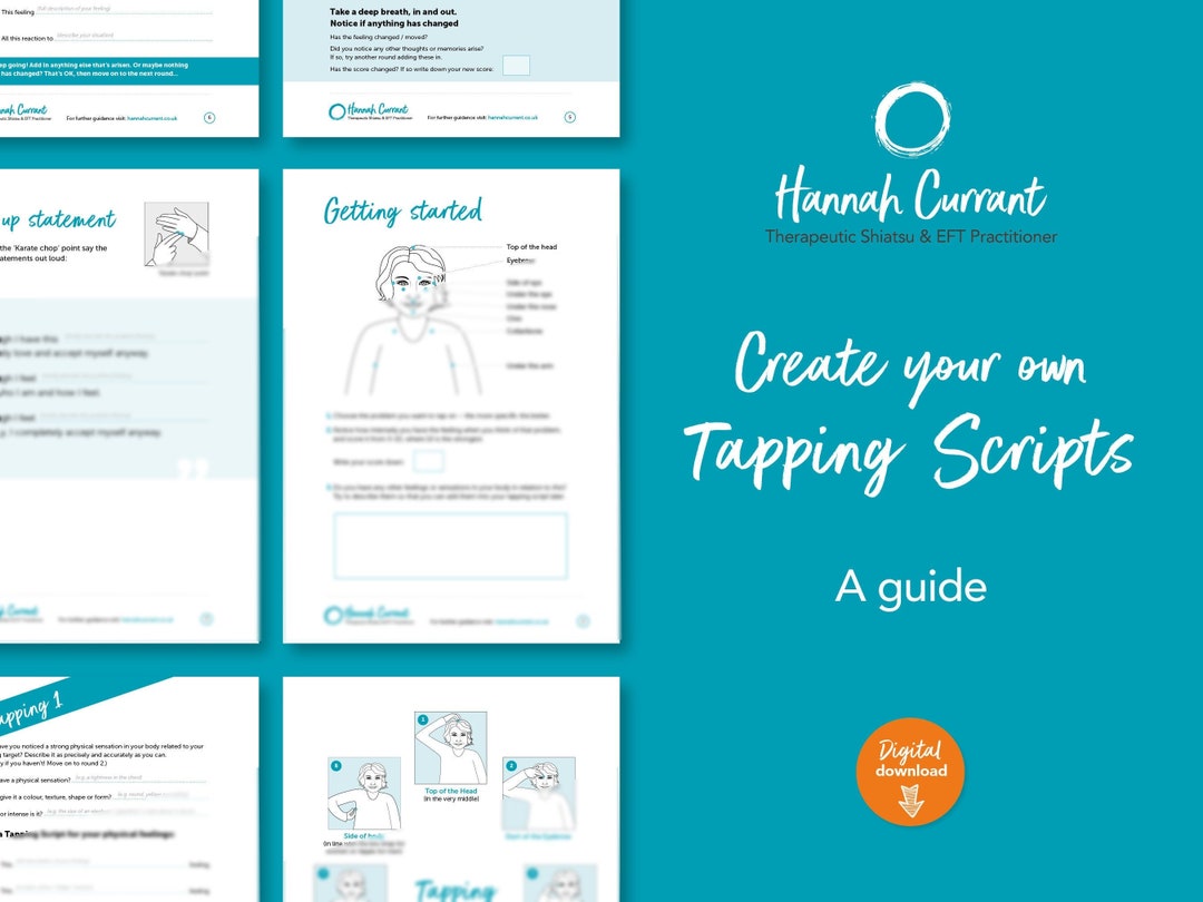 Download and Customise Your Own Blank E.F.T Tapping Script - Etsy