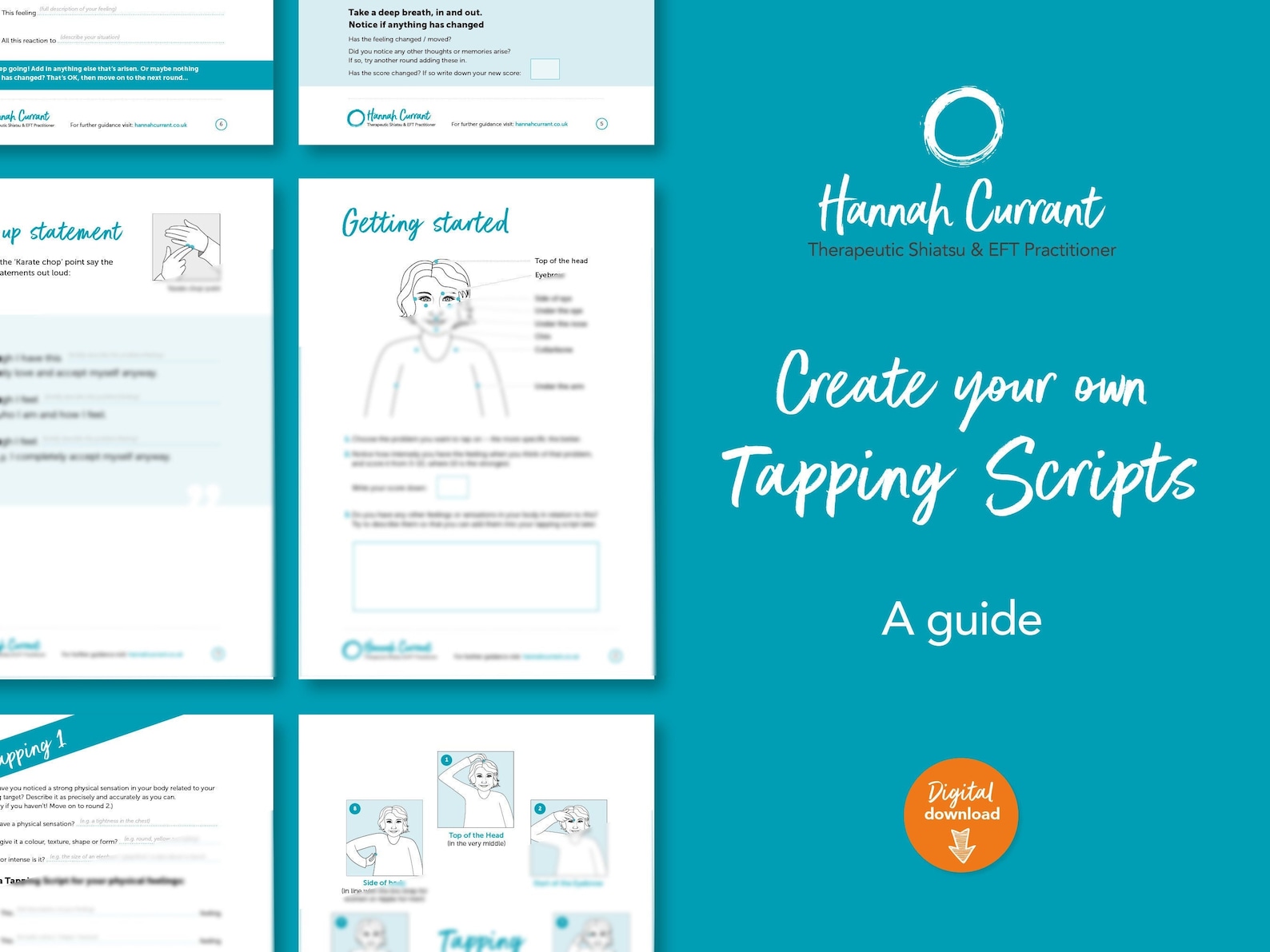 Download and Customise Your Own Blank E.F.T Tapping Script - Etsy