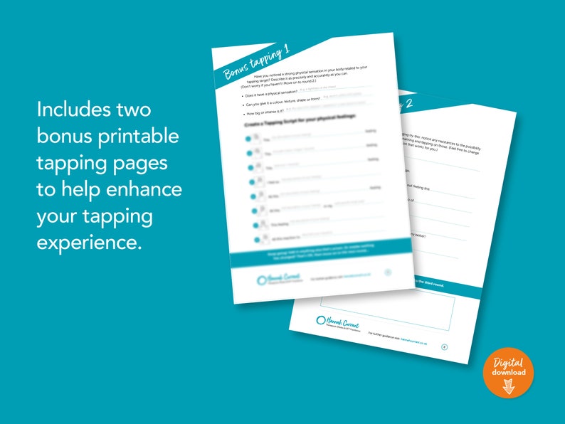 Download and Customise Your Own Blank E.F.T Tapping Script - Etsy