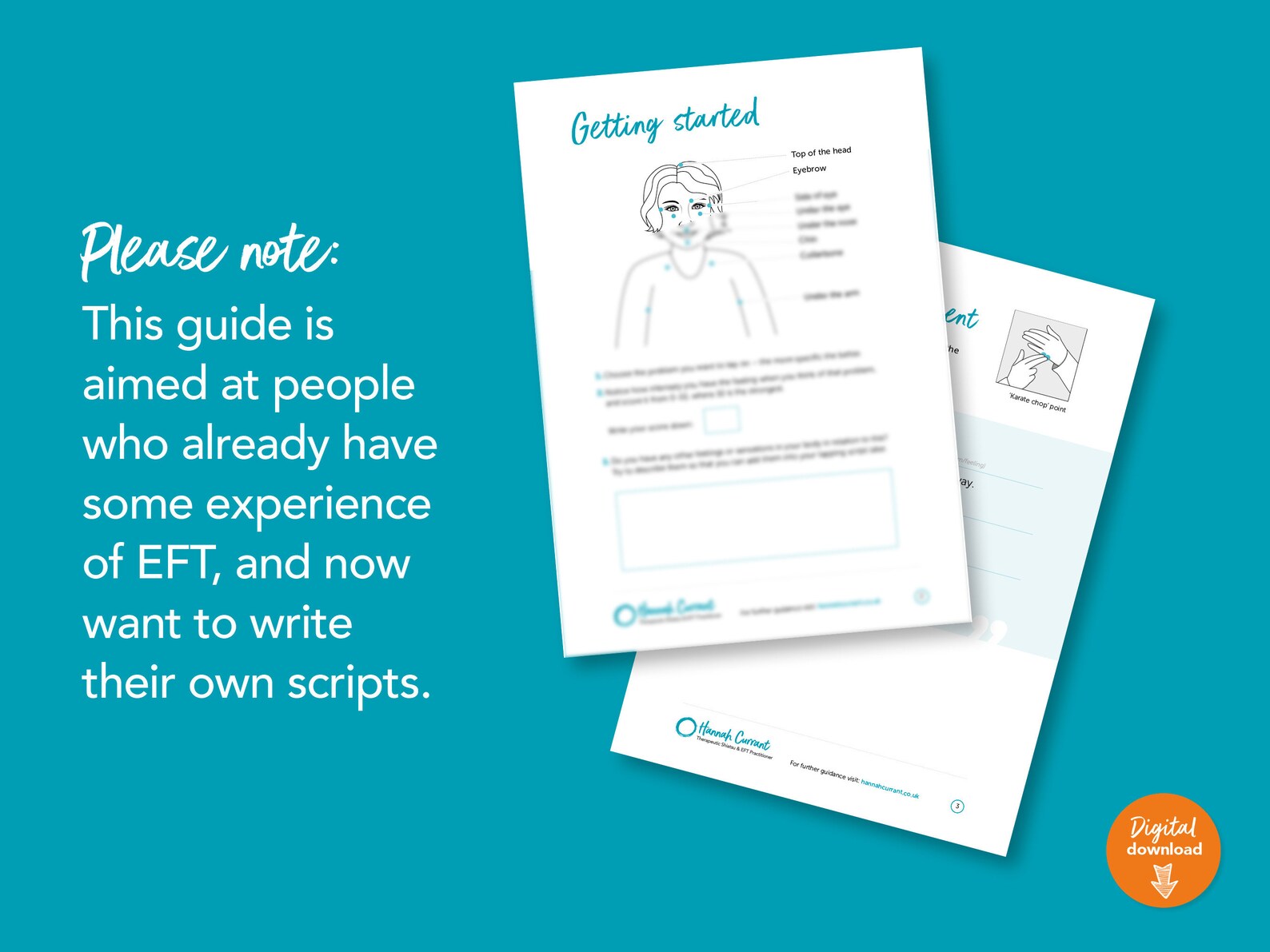 Download and Customise Your Own Blank E.F.T Tapping Script - Etsy