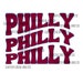 Philly Wavy Text - Baseball - Phillies - Philadelphia - Old School ...