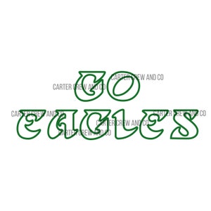 Go Birds & Go Eagles Retro - Digital Download - SVG PNG - Philadelphia ...
