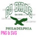 Go Birds Philadelphia Philly Eagles PNG SVG Digital - Etsy