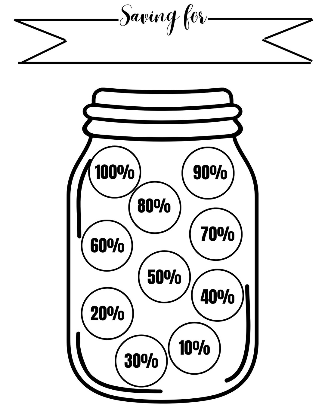 Savings Tracker - Etsy