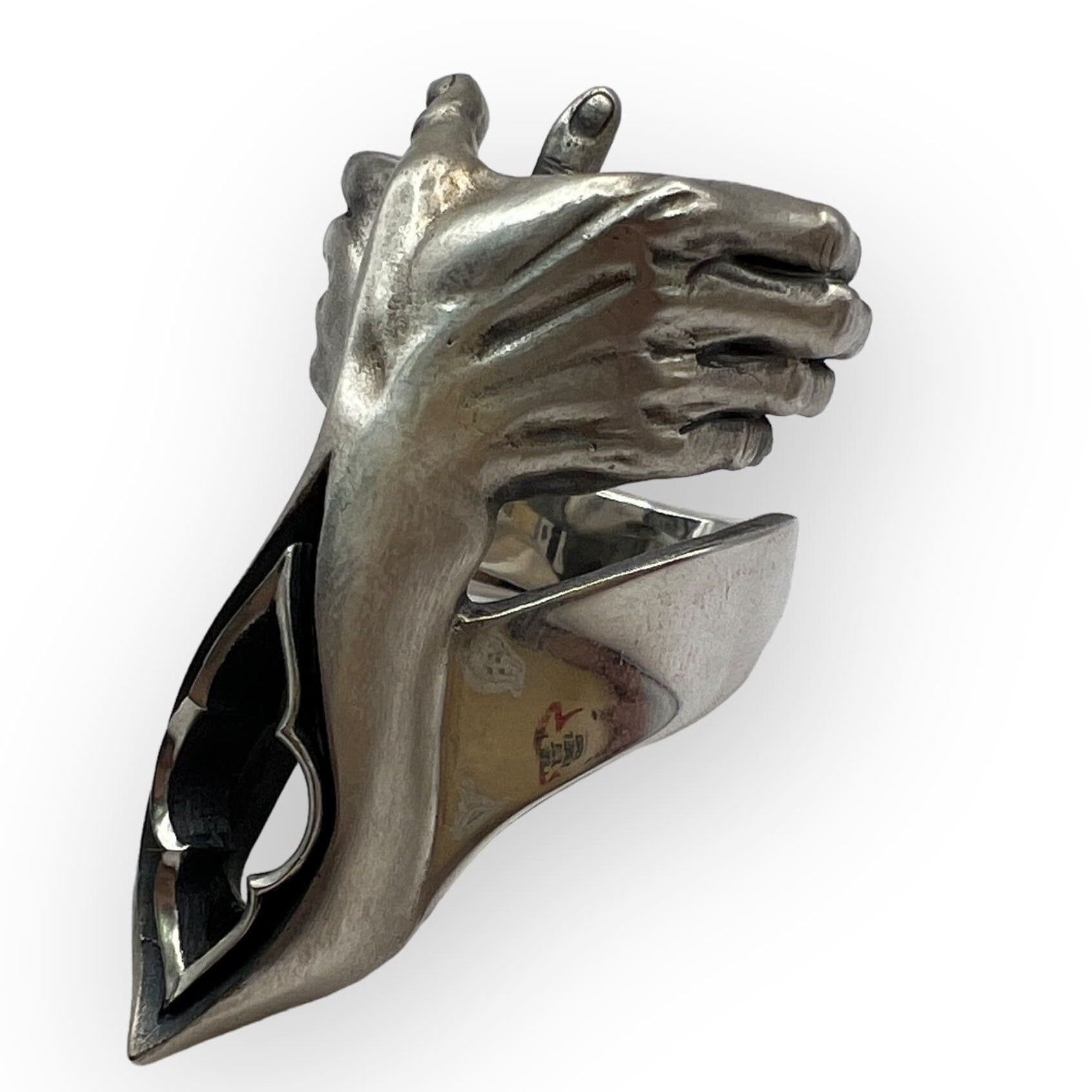 Legiomade Strangle Ring: Handmade Sterling Silver Gothic Horror Jewelry ...