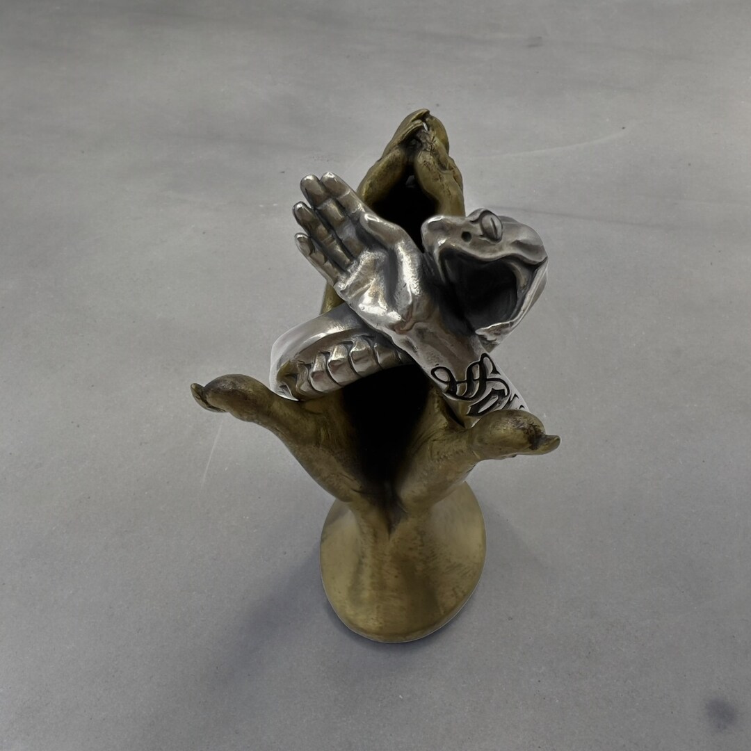 Legiomade Solve Ring Snake Hand Devil Solve Et Coagula Gothic Horror ...