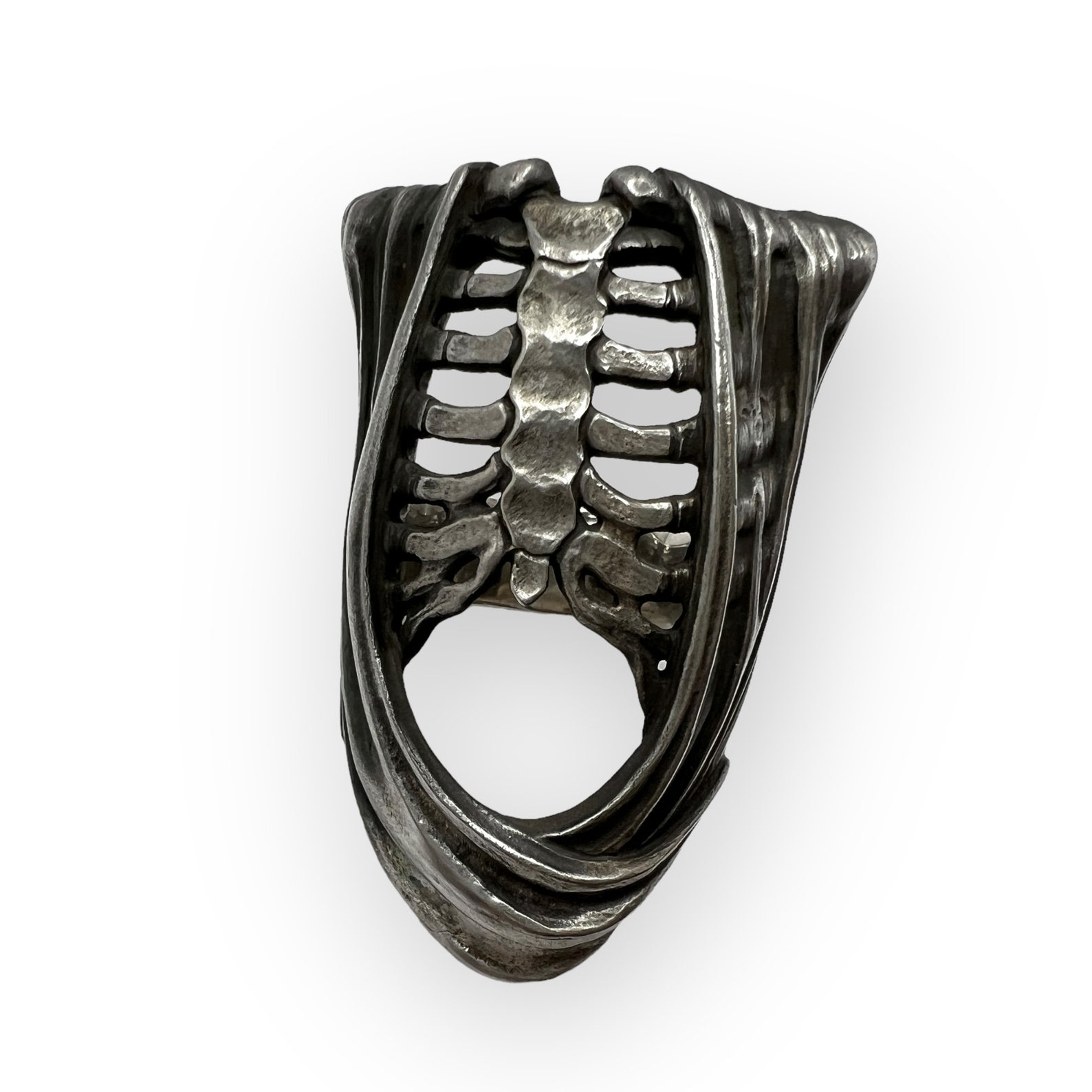 Legiomade Remains Ring Skull Torso Body Gothic Horror Silver Starling ...