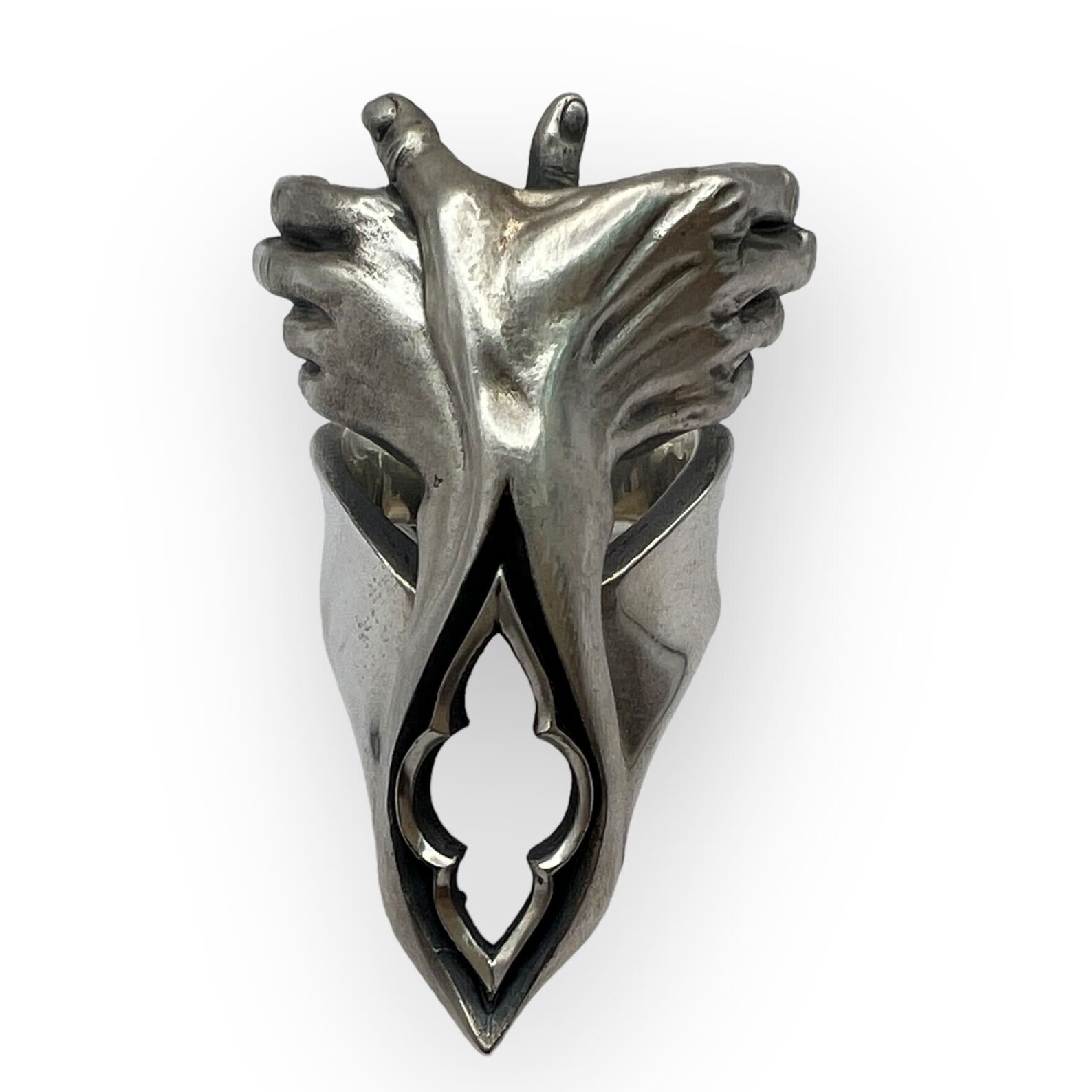 Legiomade Strangle Ring: Handmade Sterling Silver Gothic Horror Jewelry ...